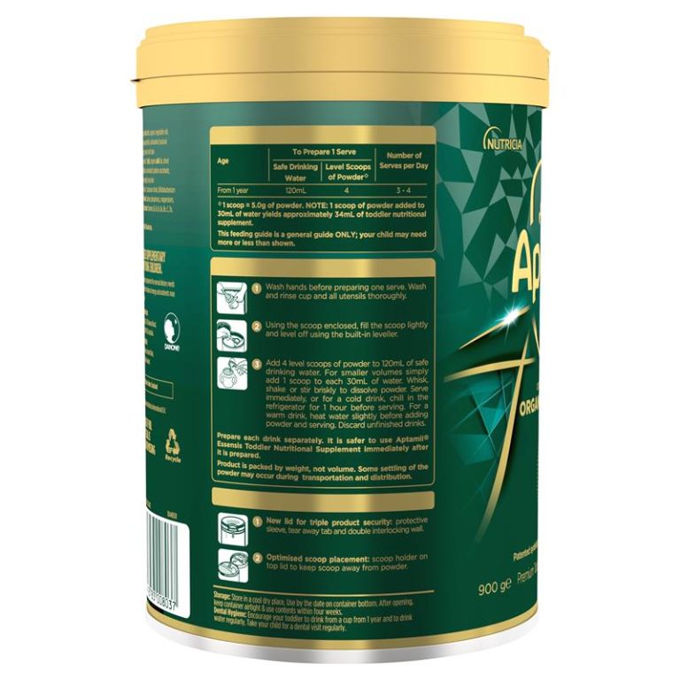 Aptamil Essensis Organic A2 Protein Milk 3 Premium Toddler 900g ...